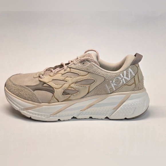 Hoka | Shoes | New Hoka One One U Clifton L Suede Tp Oaksandalabaster ...